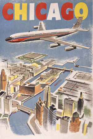Chicago By Air Postcard | Aircraft Spruce