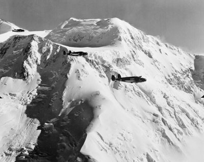 U.S. A-29S Flying Over The Mountains Of Alaska Photograph Postcard ...