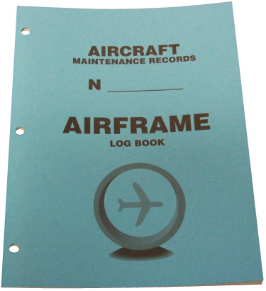 Single Airframe Logbook | Aircraft Spruce