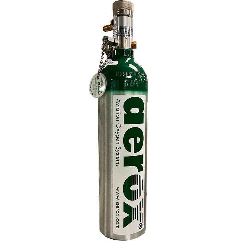 Aerox Oxygen System 2A - 6 Cubic Feet Cylinder | Aircraft Spruce