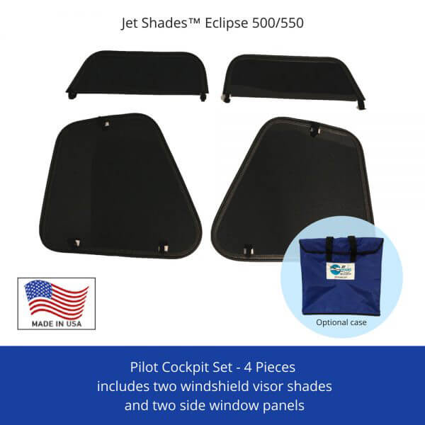 Jet Shades™ Eclipse 500/550 Pilot Cockpit Set | Aircraft Spruce