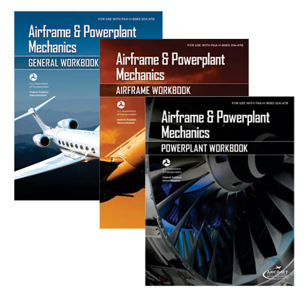 A&P Mechanics - Workbooks (Set Of 3) | Aircraft Spruce