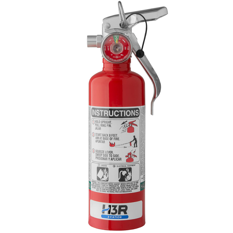 Halotron 1 Fire Extinguisher A384T With Mounting Bracket | Aircraft ...