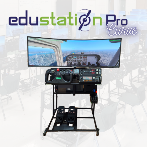 STEMPilot Edustation Pro Curve Classroom Flight Simulator | Aircraft Spruce