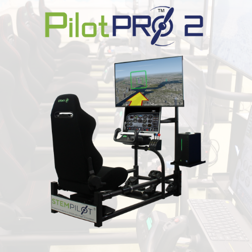 STEMPilot Pilot Pro 2 High Fidelity Sit-In Flight SImulator | Aircraft Spruce