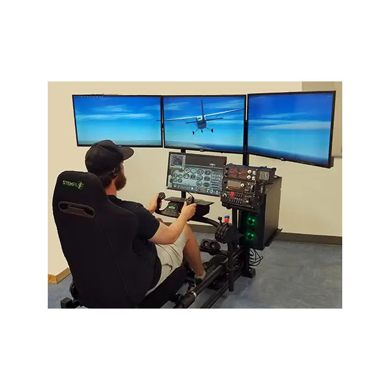 STEMPilot Pilot Pro 3i High Fidelity Sit-In Flight Simulator | Aircraft ...