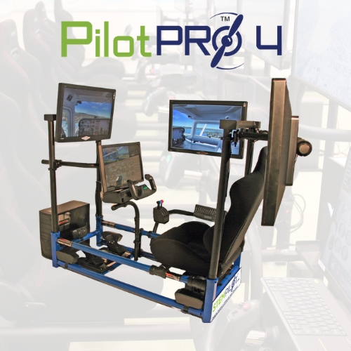 STEMPilot Pilot Pro 4 High Fidelity Sit-In Flight Simulator | Aircraft ...