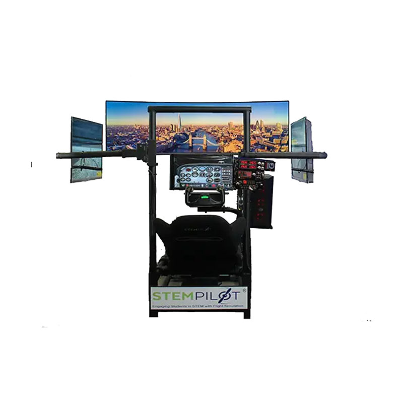 STEMPilot Pilot Pro 4i Curve High Fidelity Sit-In Flight Simulator ...