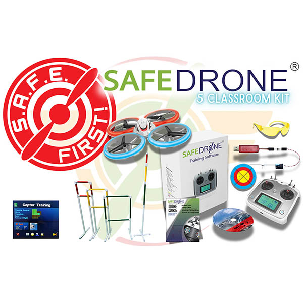 STEMPilot SAFEDrone 5 Classroom Drone Learning Kit | Aircraft Spruce