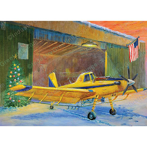 Ag Air Service Christmas Card - 10 Pack | Aircraft Spruce