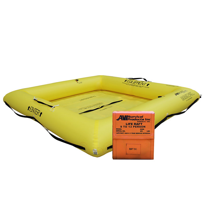 AVI Survival Products Non-TSO 9 Person Life Rafts | Aircraft Spruce