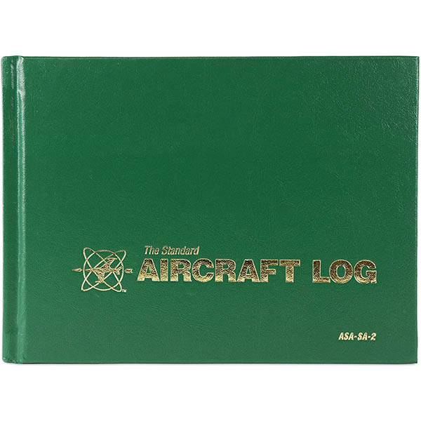 ASA Standard® Aircraft Logbook - Hardcover | Aircraft Spruce