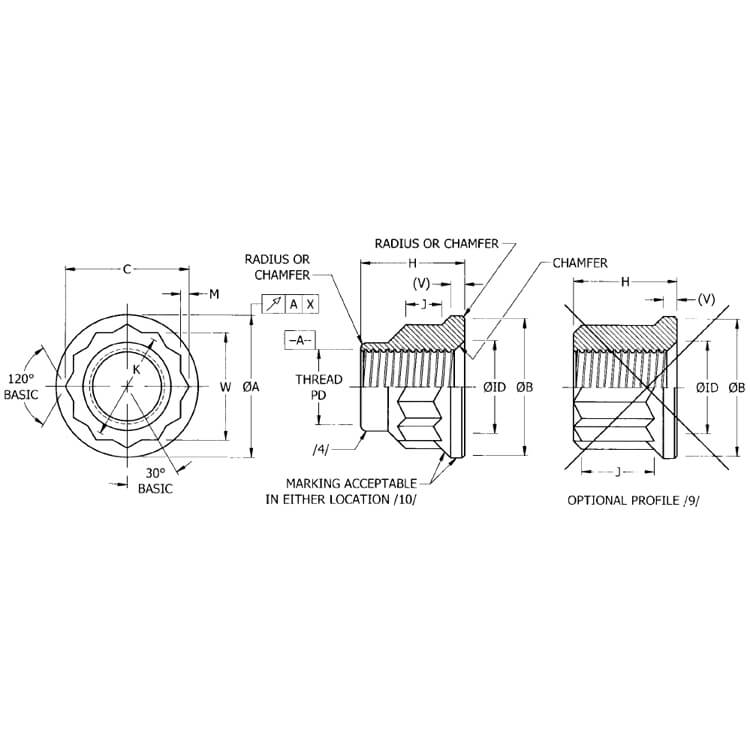 NAS1804-6N Self Locking Steel Nut | Aircraft Spruce