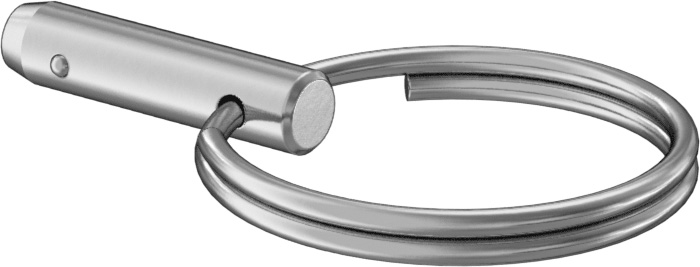 18-8 Stainless Steel Ring-Grip Quick-Release Pin - 3-16 Diameter ...