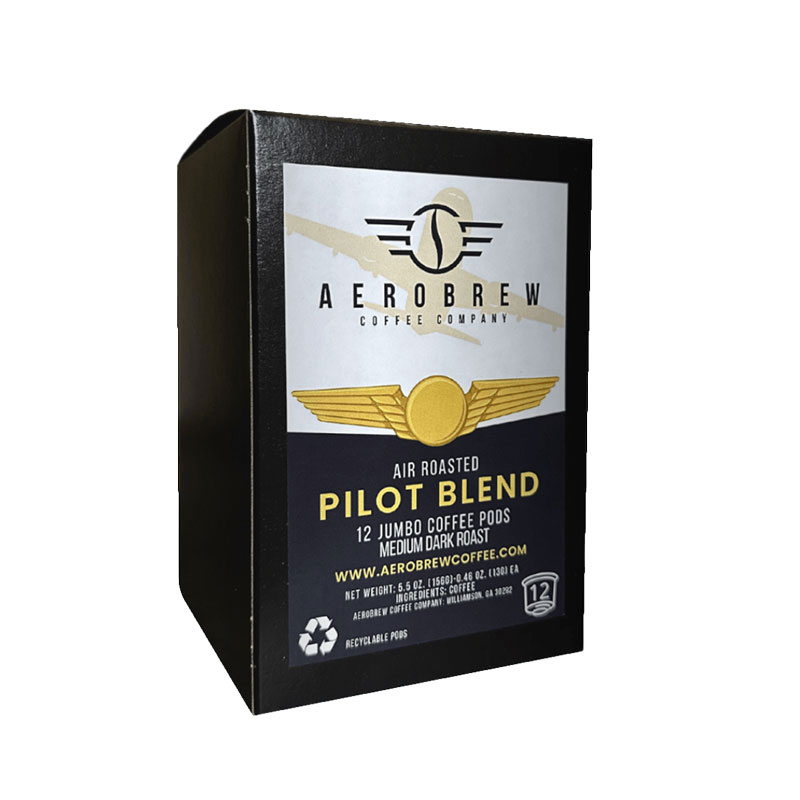Aerobrew Pilot Blend Air Roasted Coffee Pods - Medium Dark Roast ...