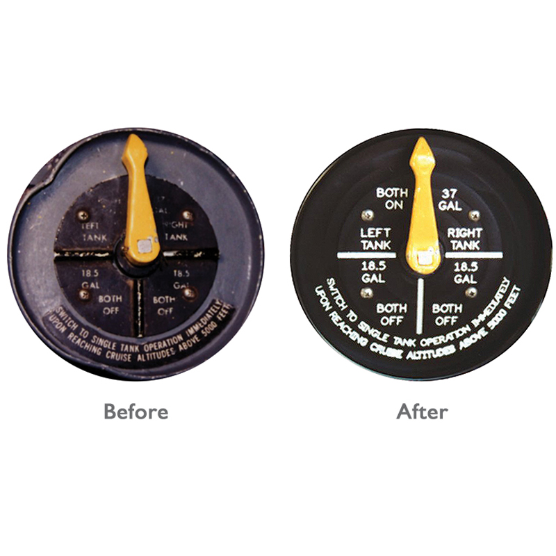 Fuel Selector Plate For Cessna 172 | Aircraft Spruce