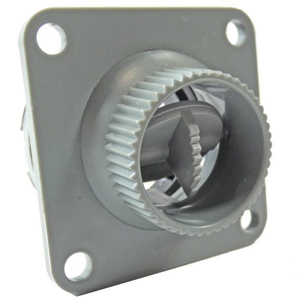 Plastic Eyeball Air Vent - Gray | Aircraft Spruce