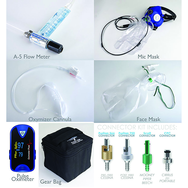 Precise Flight Plane Pack Breathing Gear For 4 People With All-In-One ...