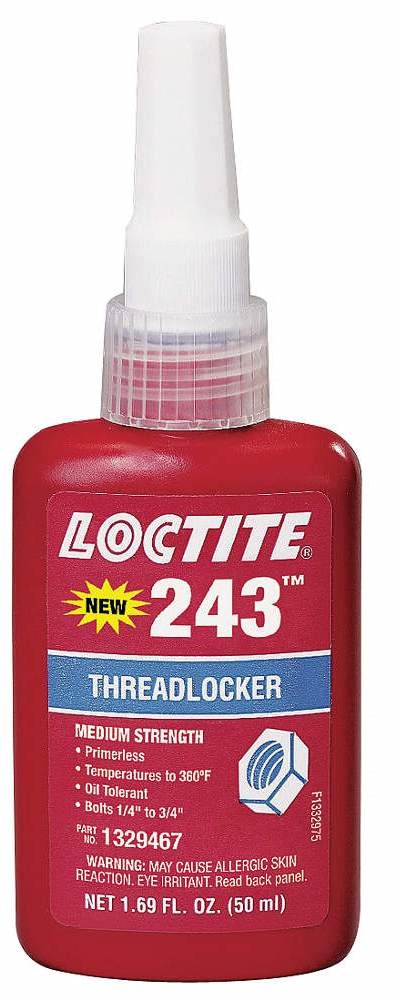 LOCTITE® 243 THREADLOCKER BLUE MED STRENGTH 10ML | Aircraft Spruce