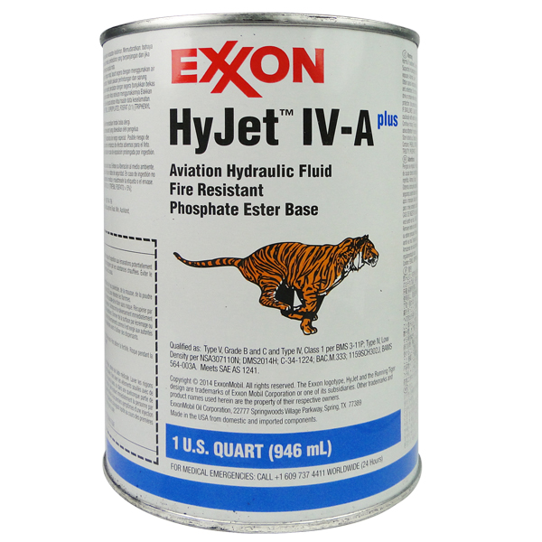 Exxon Mobil Hyjet IV-A Plus Aviation Hydraulic Fluid | Aircraft Spruce