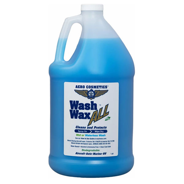 Aero Cosmetics Wash Wax All Regular Gal | Aircraft Spruce