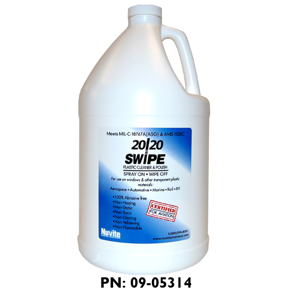 20/20 Swipe Plastic Cleaner & Polish | Aircraft Spruce