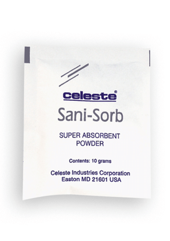 Celeste Sani Sorb Absorbent Powder Box Of 50 Aircraft Spruce