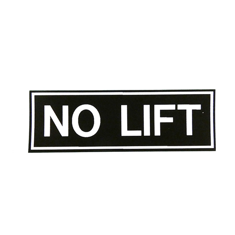'No Lift' Placard | Aircraft Spruce