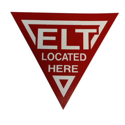 ELT Located Here Decal | Aircraft Spruce