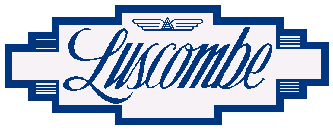 Luscombe Decal Blue On Silver | Aircraft Spruce
