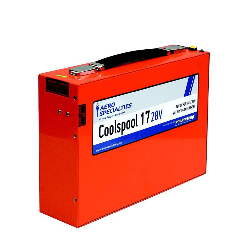 Powervamp Coolspool 17 28V Aircraft Portable Start Unit | Aircraft Spruce