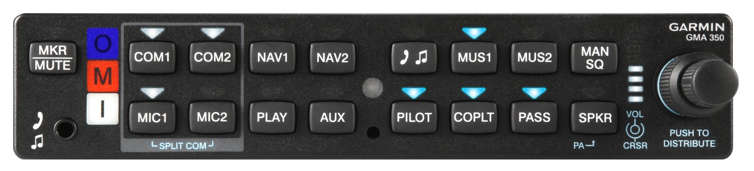Garmin GMA 350 6 Place Digital Audio Panel | Aircraft Spruce
