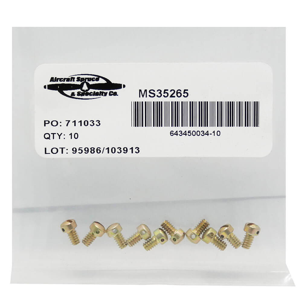 AN500-A4-3 Screw / MS35265-12 (Pack Of 10) | Aircraft Spruce