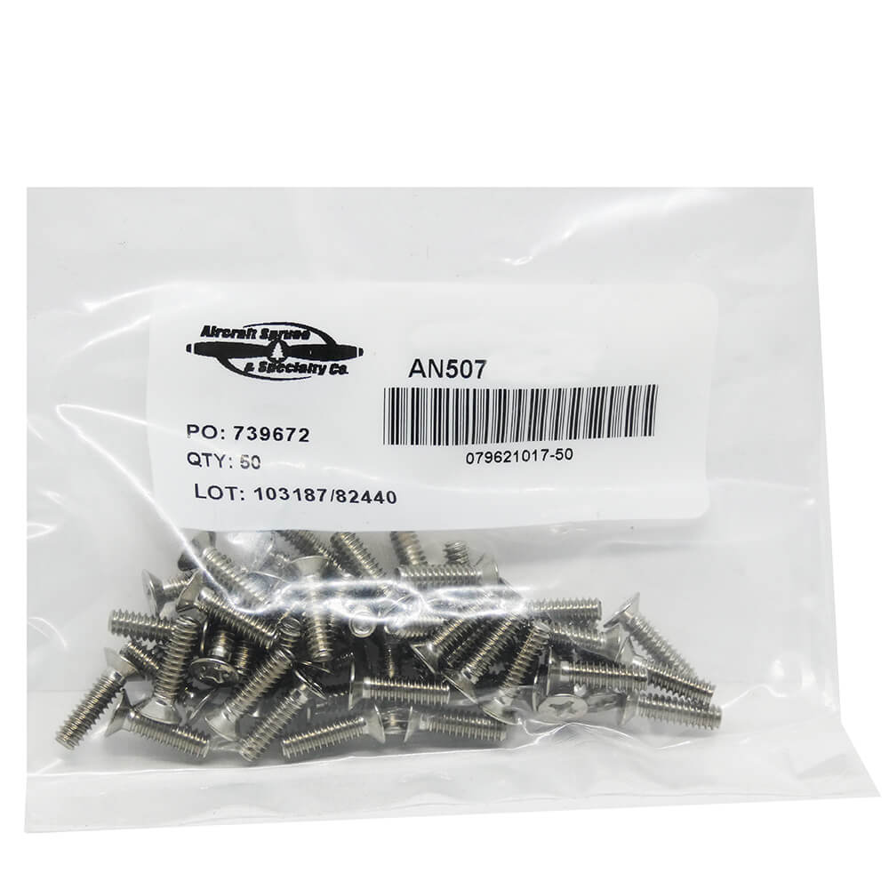 Stainless Steel Machine Screw MS24693C29 (Pack Of 50) | Aircraft Spruce