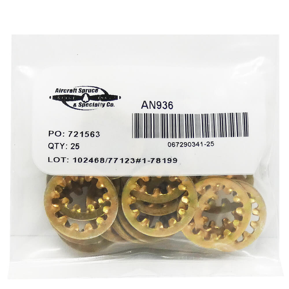 AN Washer AN936-B10 MS35335-32 (Pack Of 25) | Aircraft Spruce