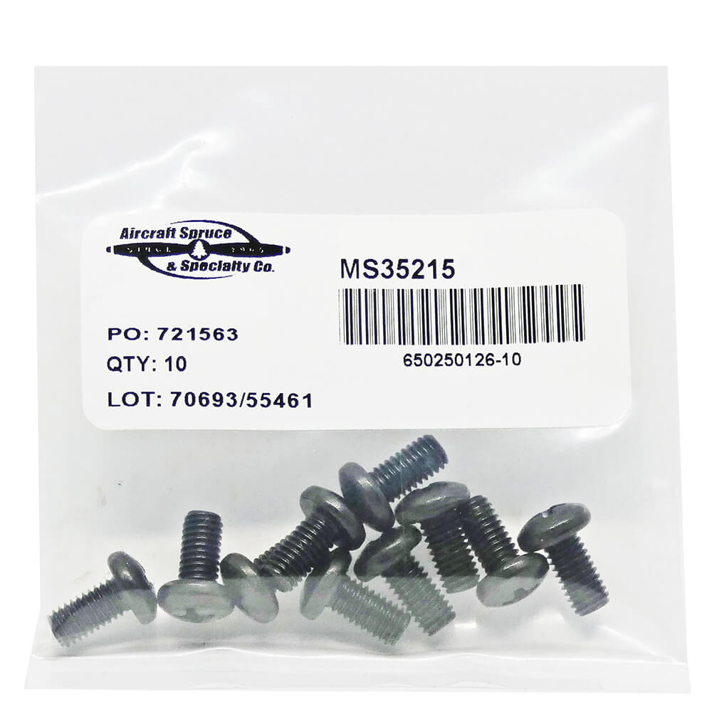 MS35215-57 Screw (Pack Of 10) | Aircraft Spruce