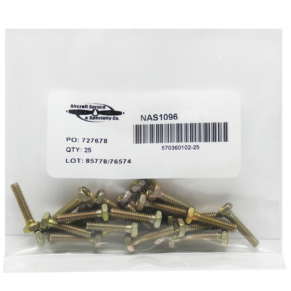 NAS1096-2-10 Phillips, Hex (Pack Of 25) | Aircraft Spruce