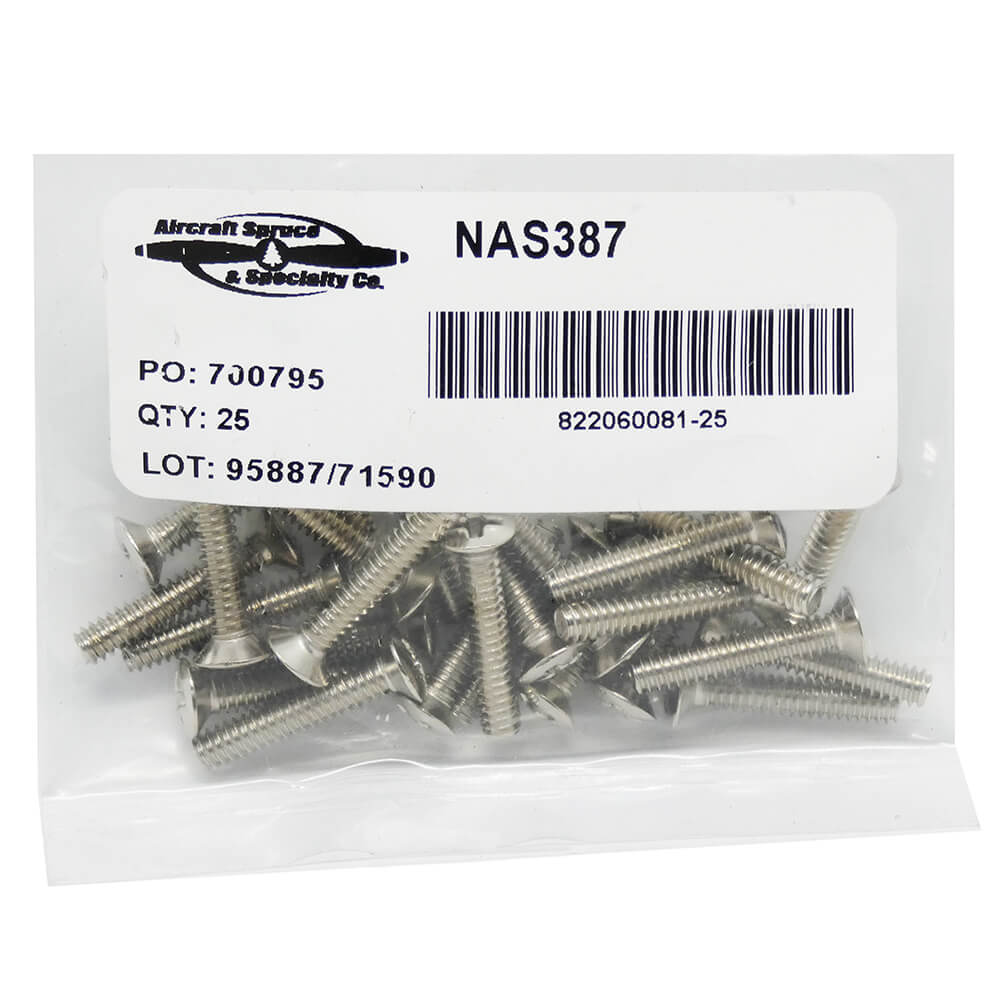 6-32 1/2 Machine Screw (Pack Of 25) | Aircraft Spruce