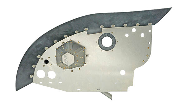 Airforms Inc. Right Hand Rear Baffle Powder Coated Black - AF87404-03 ...