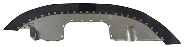 Airforms Inc. Baffle Assembly Forward Powder Coated Black Seal ...