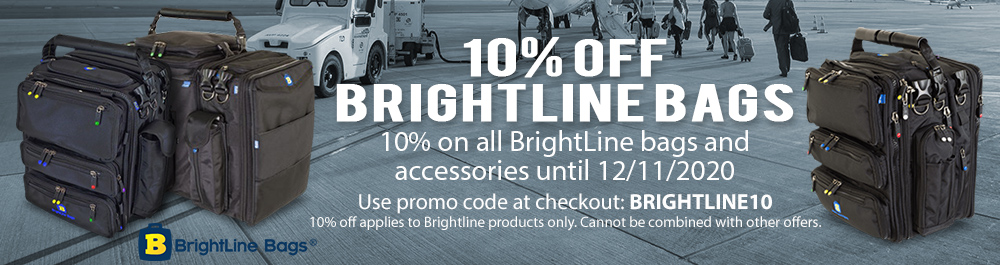 BRIGHTLINE B7 FLEX PILOT FLIGHT BAG | Aircraft Spruce