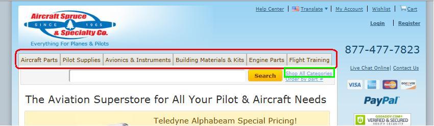 Welcome to the New AircraftSpruce.com! | Aircraft Spruce